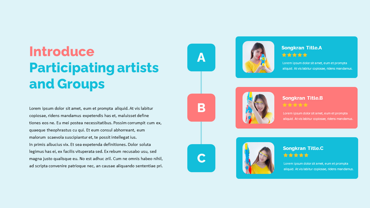 Songkran Festival PowerPoint Template