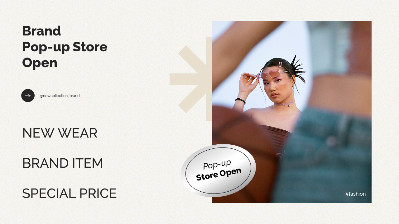 Brand Pop-up Store building a pitch deck