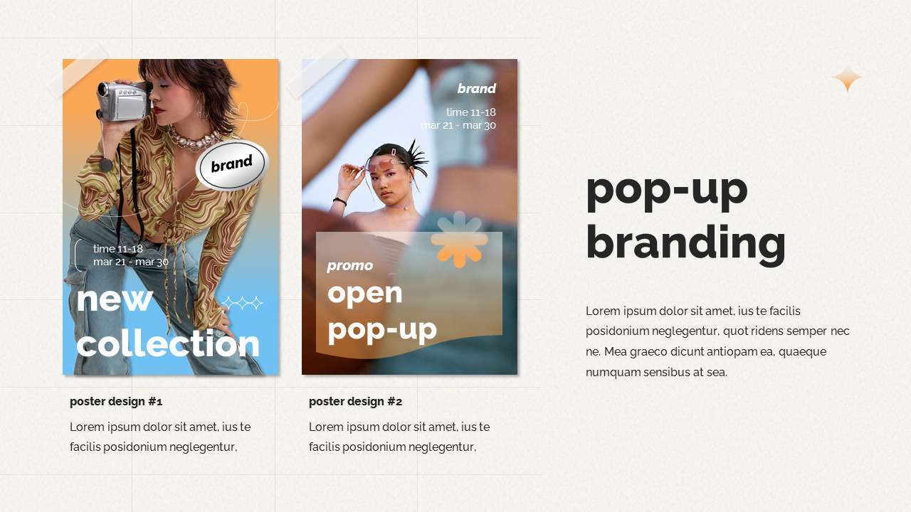 Brand Pop-up Store building a pitch deck