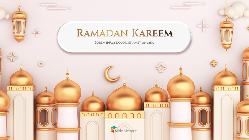 Ramadan Kareem Easy Google Slides Template