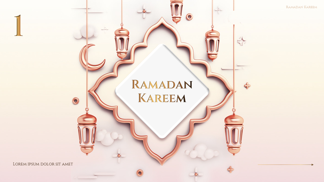 Ramadan Kareem Easy Google Slides Template