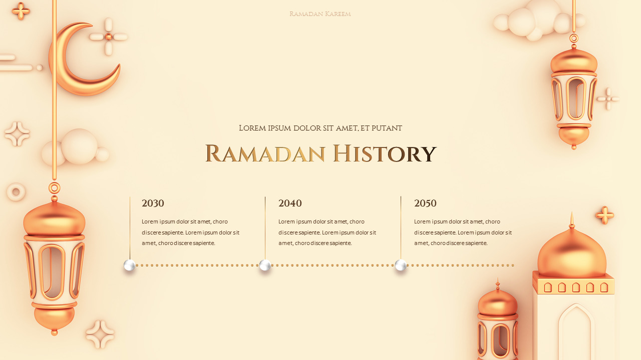 Ramadan Kareem Easy Google Slides Template