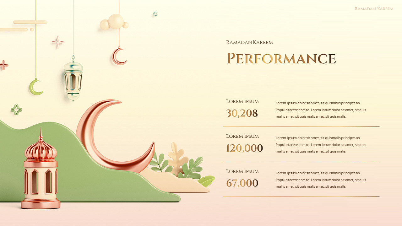 Ramadan Kareem Easy Google Slides Template