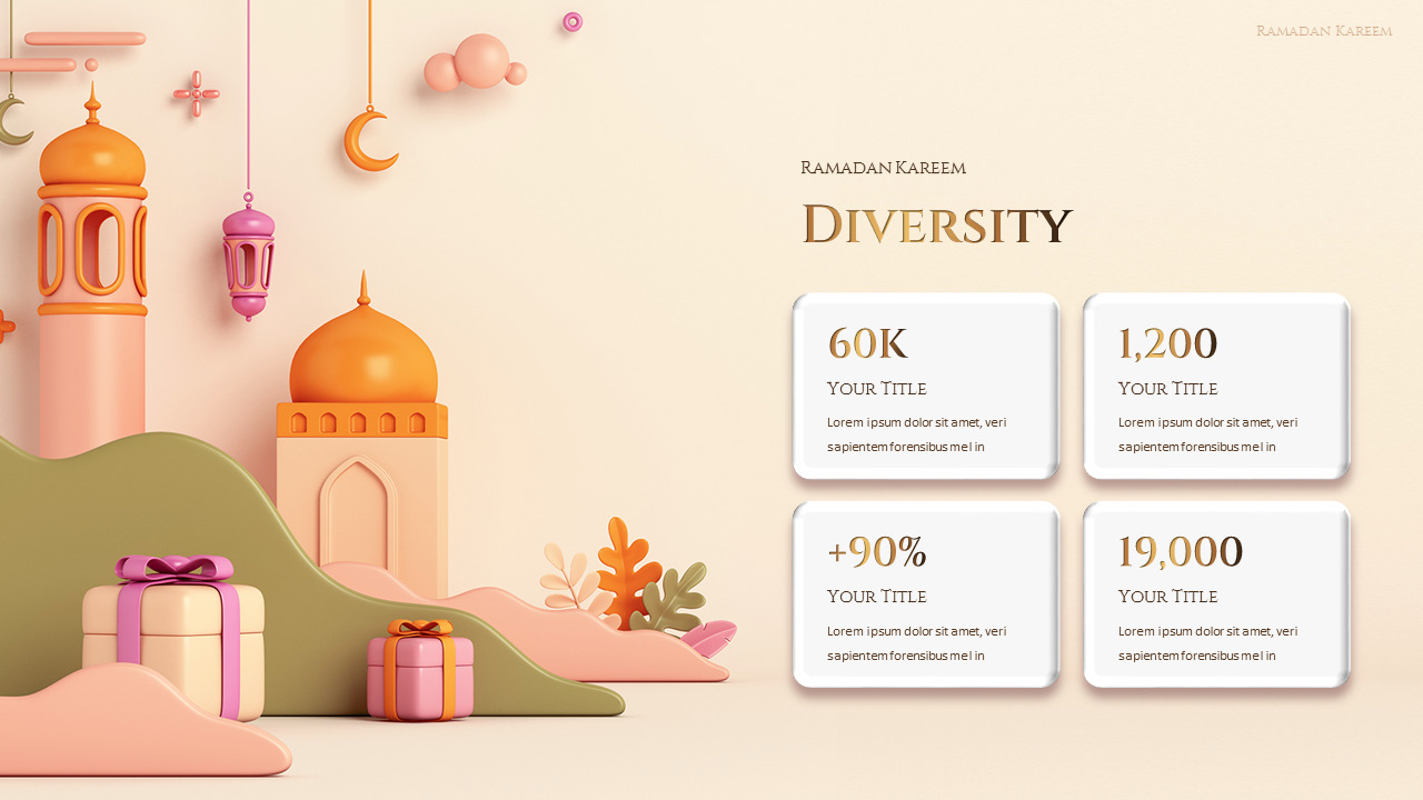 Ramadan Kareem Easy Google Slides Template