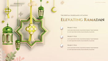 Ramadan Kareem Easy Google Slides Template
