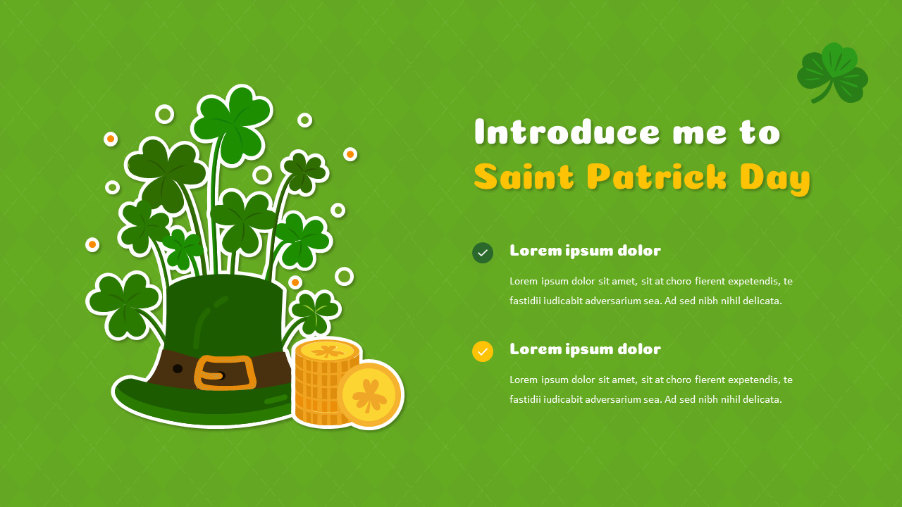 St. Patrick's Day google slides powerpoint