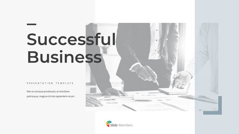 Successful Business project presentation template|PPT