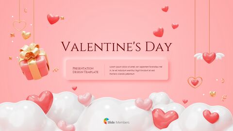 Valentine's Day google slides background
