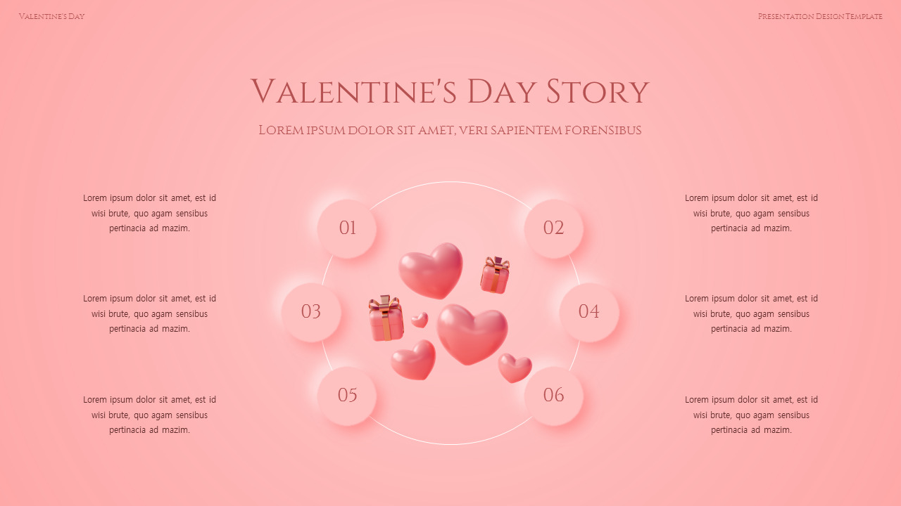 Valentine's Day google slides background
