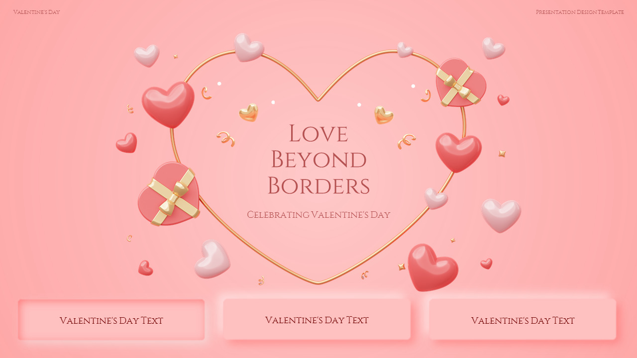 Valentine's Day google slides background