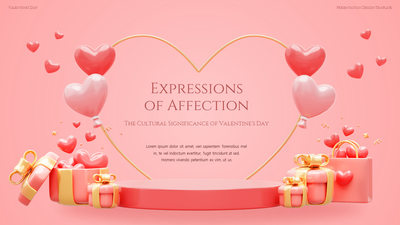 Valentine's Day google slides background