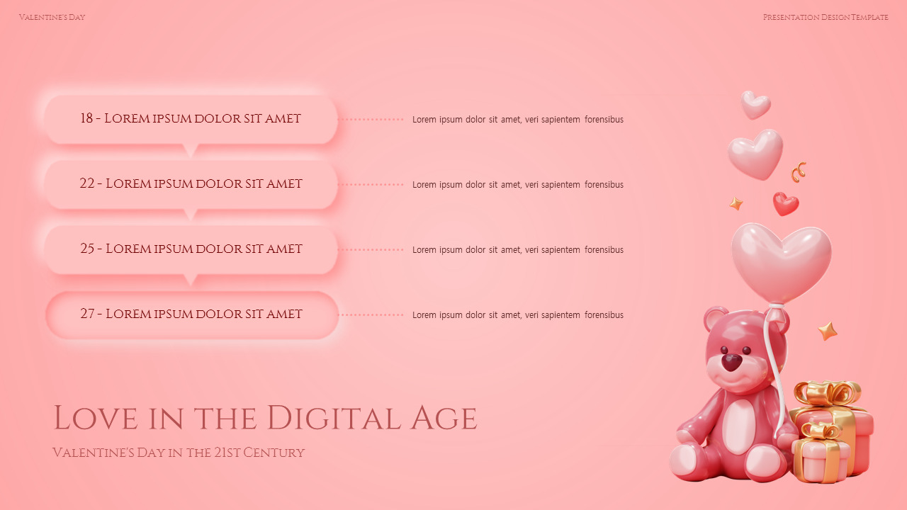 Valentine's Day google slides background