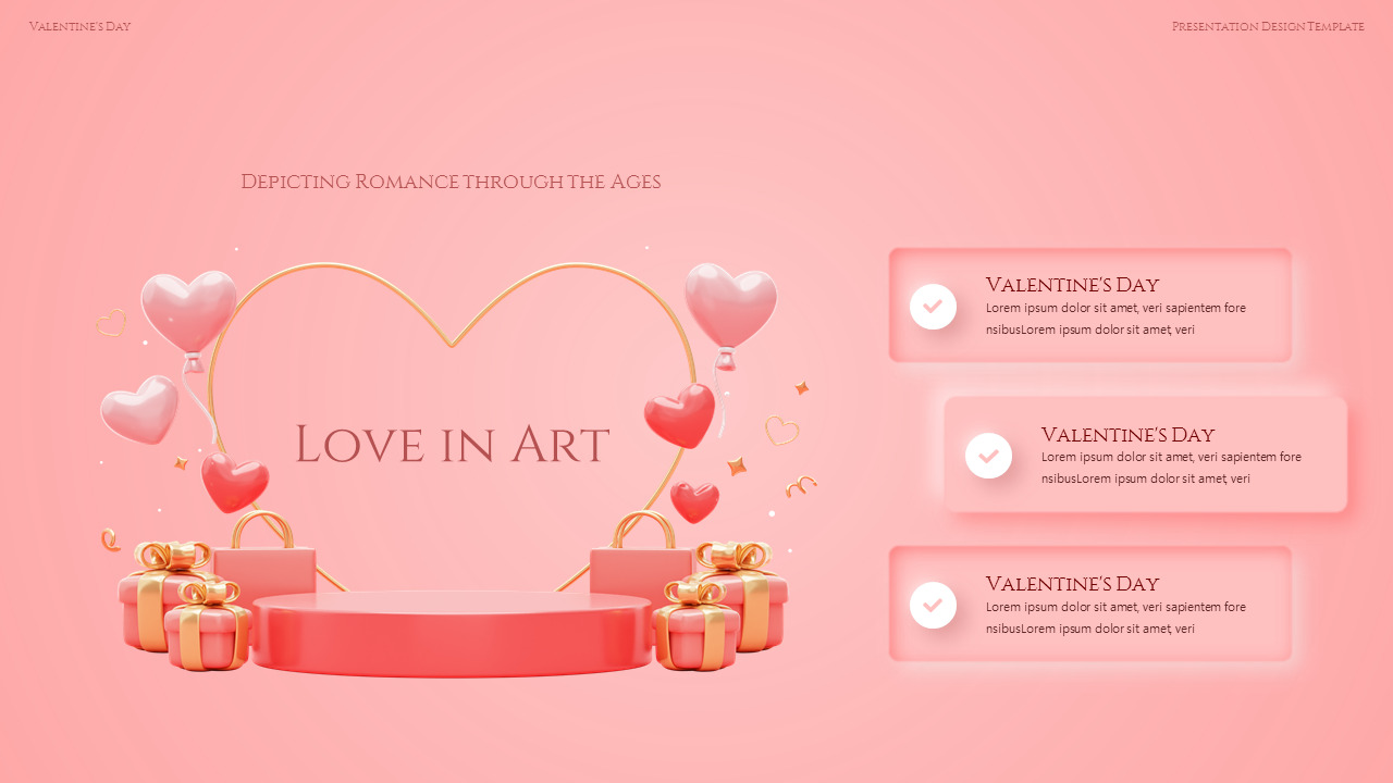 Valentine's Day google slides background