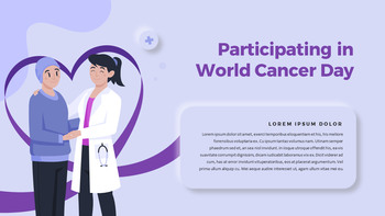 World Cancer Day Google Presentation Templates