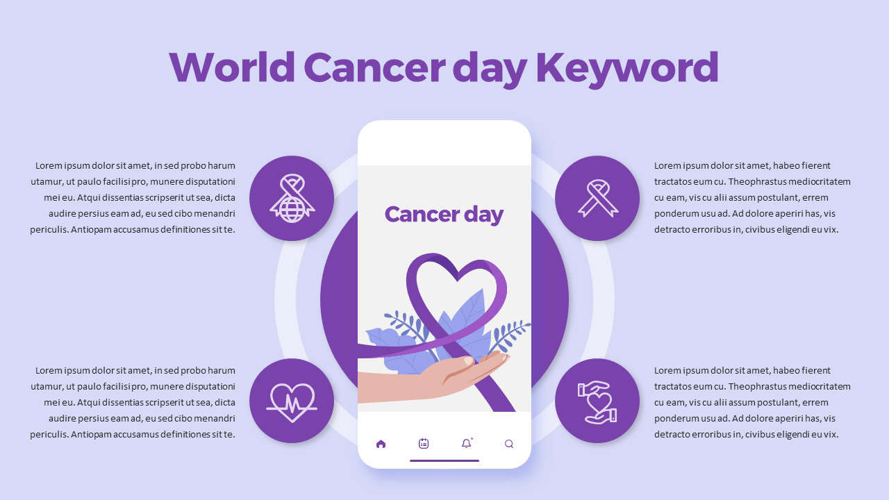 World Cancer Day Google Presentation Templates