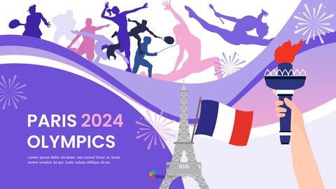 Paris Olympics 2024 future ppt template