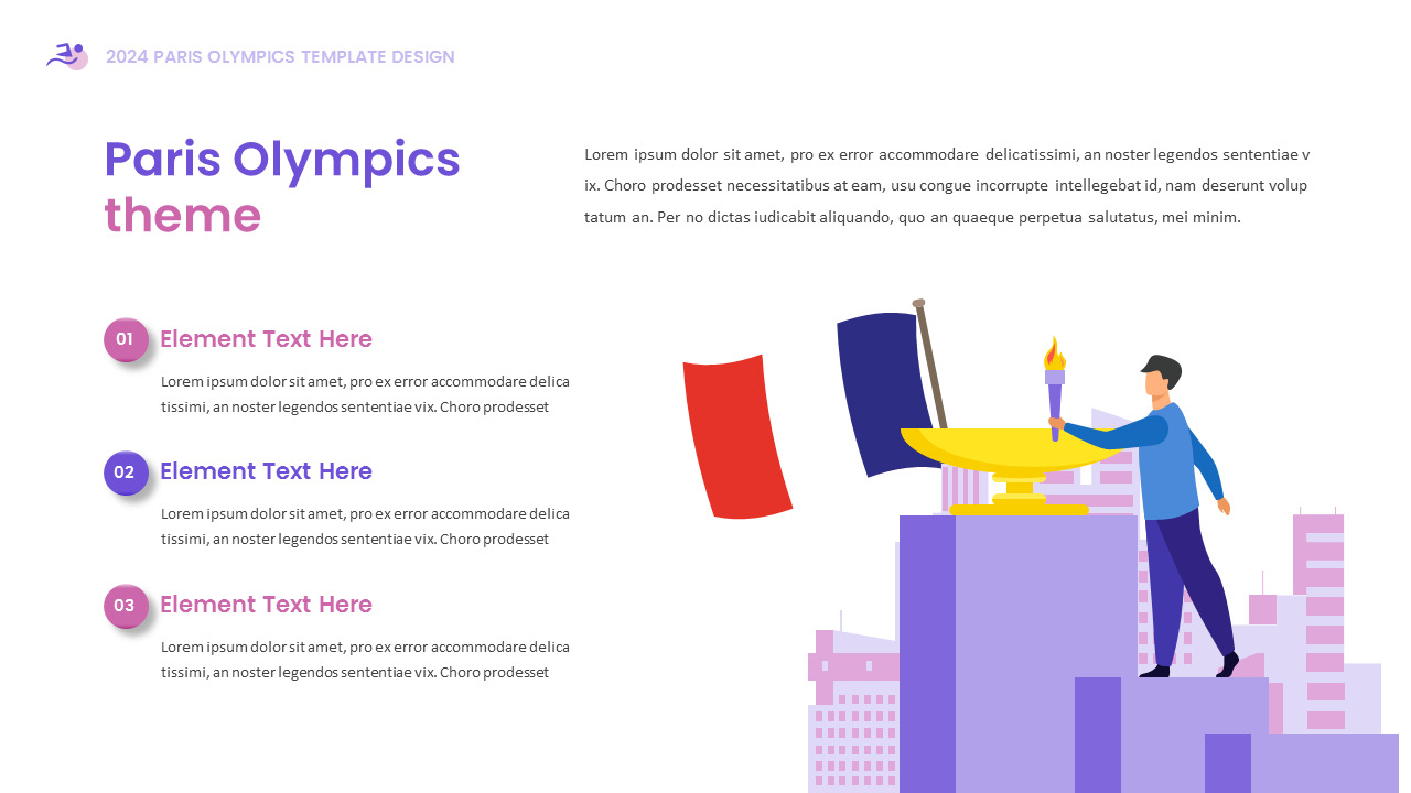 Paris Olympics 2024 future ppt template