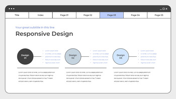 Web design plan design ppt