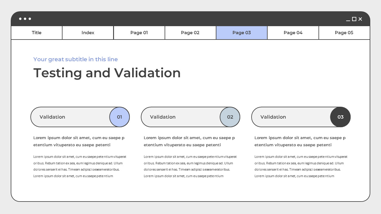 Web design plan design ppt