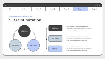 Web design plan design ppt