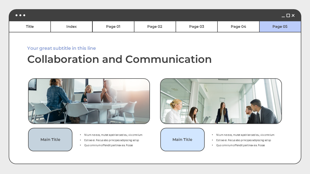 Web design plan design ppt