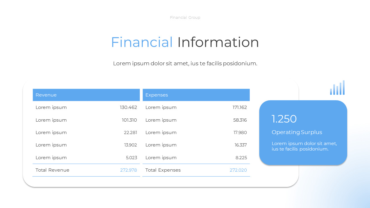 Financial Group deck slide