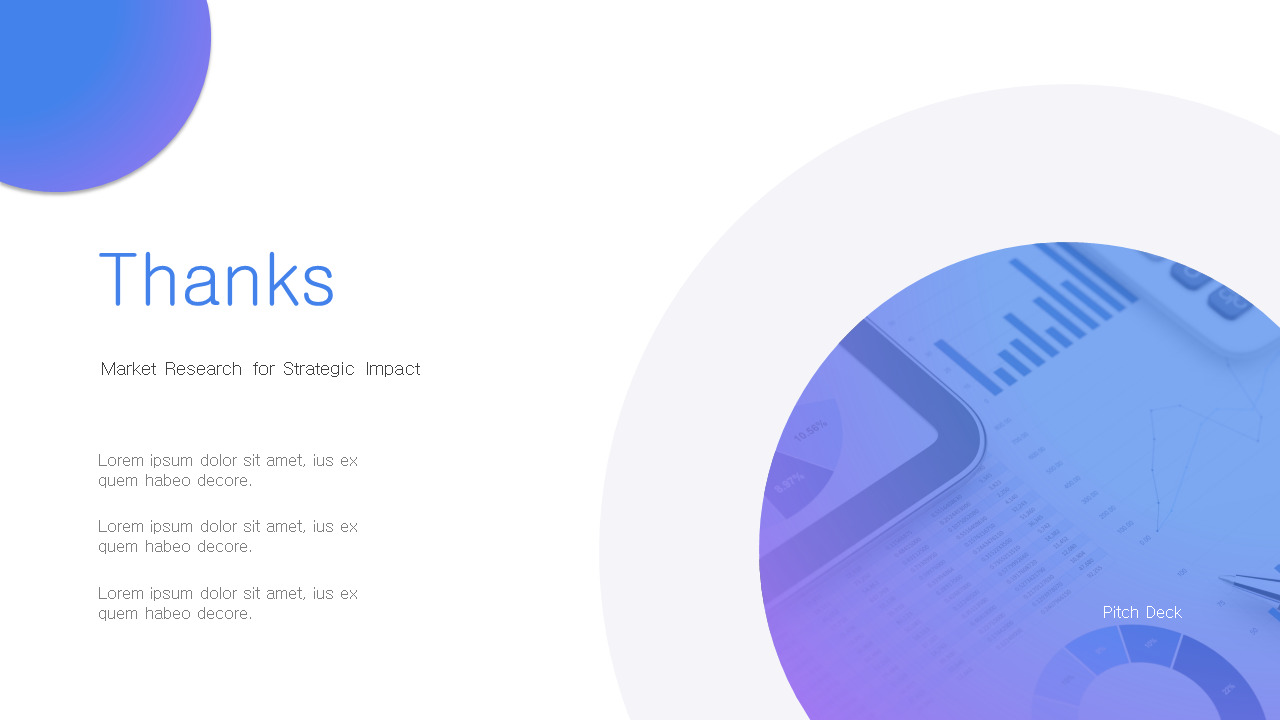 Market Research Business Pitch Deck