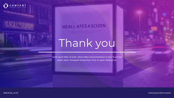 Out-of-Home Marketing Company Profile Presentation Deck