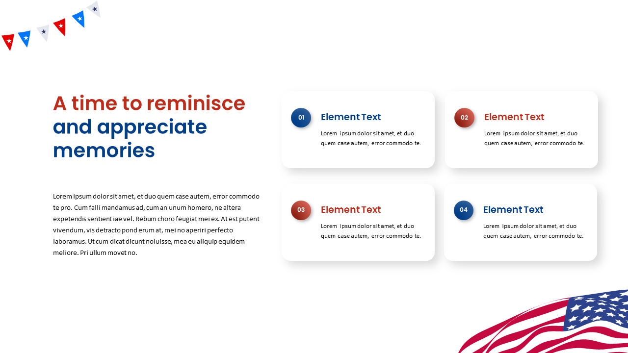 History of Memorial Day Theme Presentation Templates