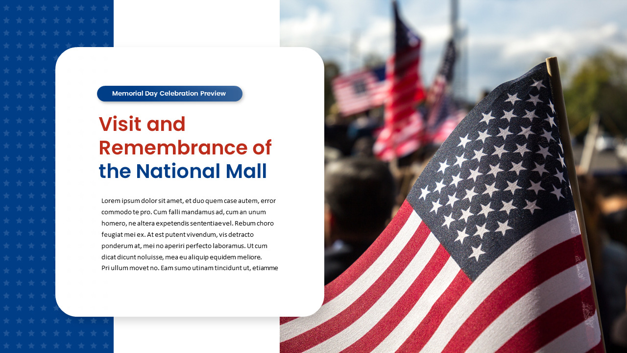 History of Memorial Day Theme Presentation Templates