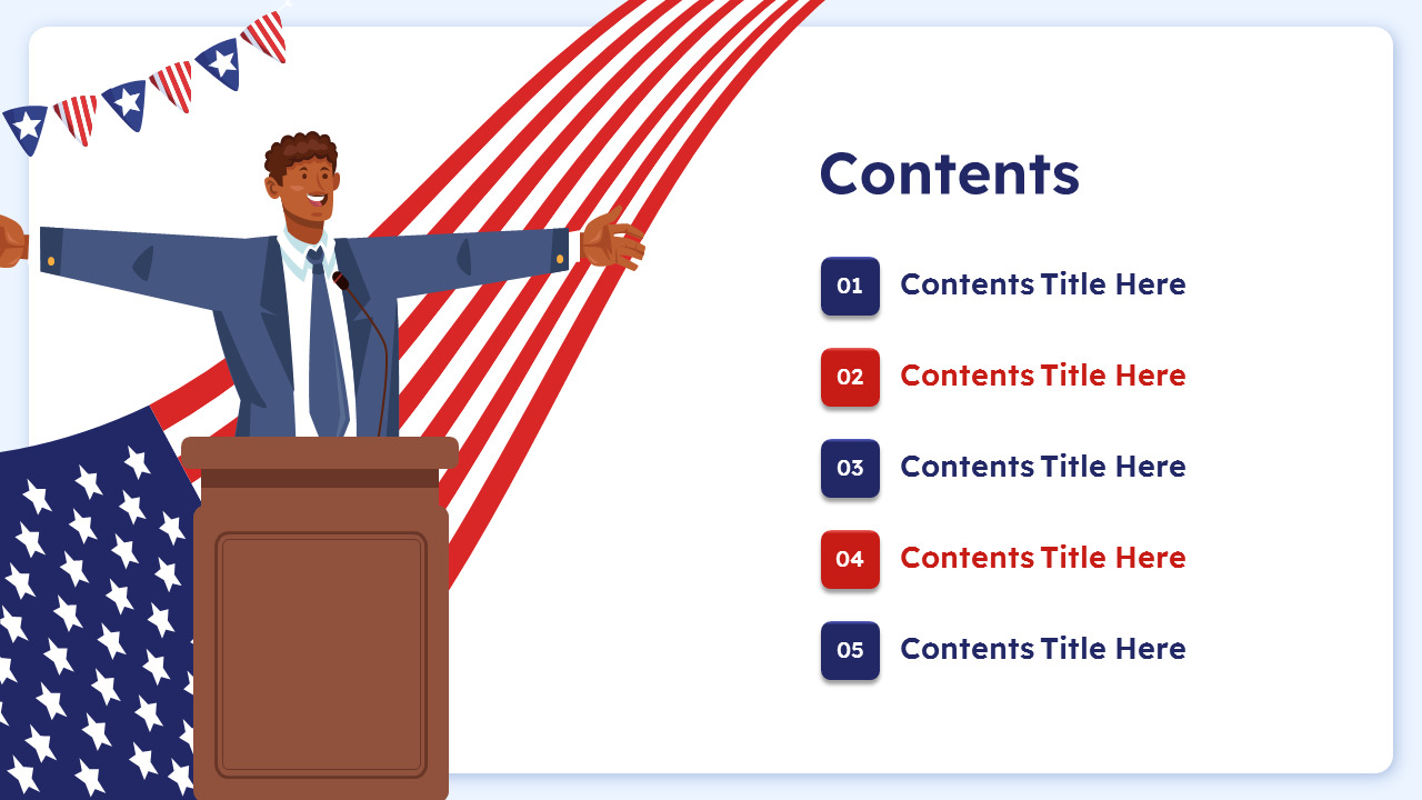 United States presidential election Google Presentation Slides