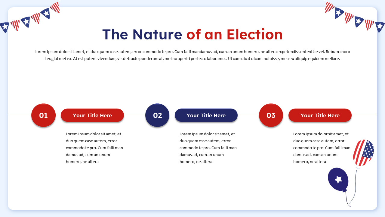 United States presidential election Google Presentation Slides