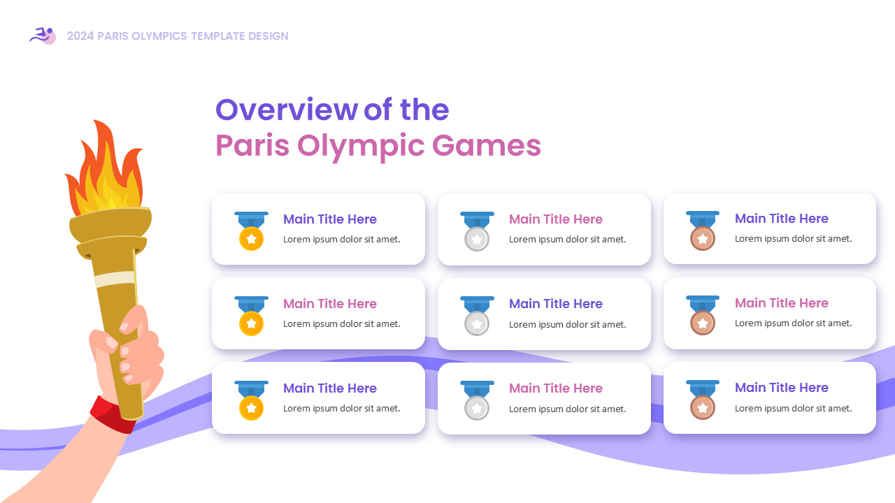Juegos Olímpicos de París 2024 Presentación simple de Google