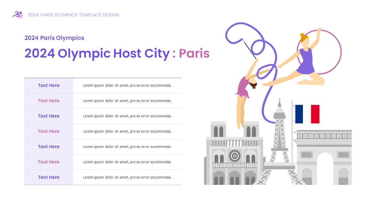 Juegos Olímpicos de París 2024 Presentación simple de Google