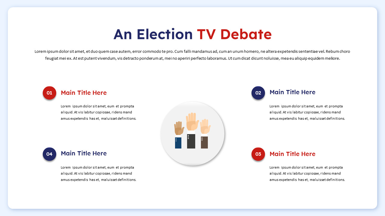United States presidential election Google Presentation Slides