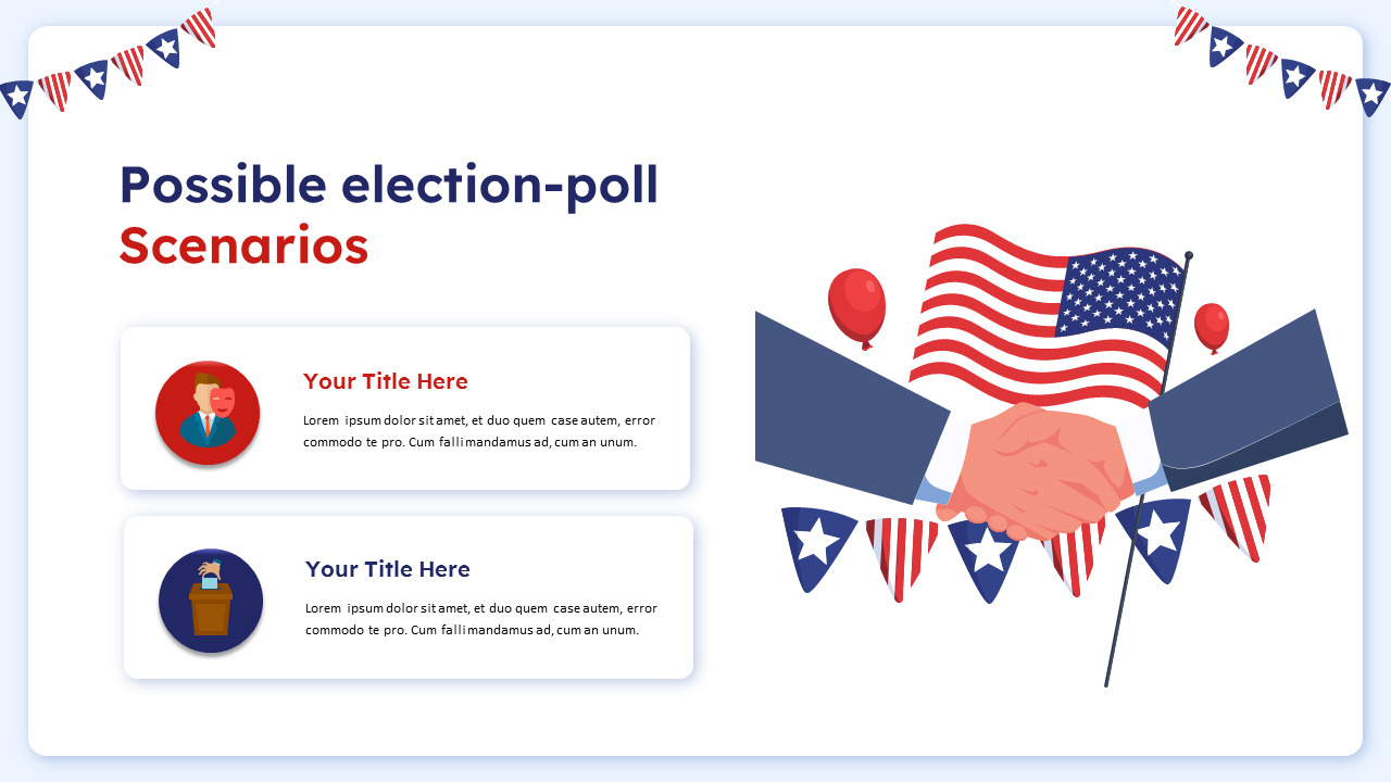 United States presidential election Google Presentation Slides
