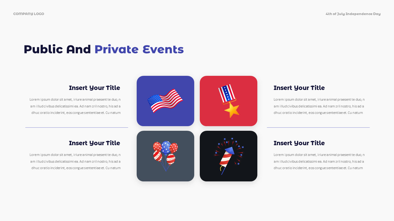 4th of July Independence Day Theme Templates