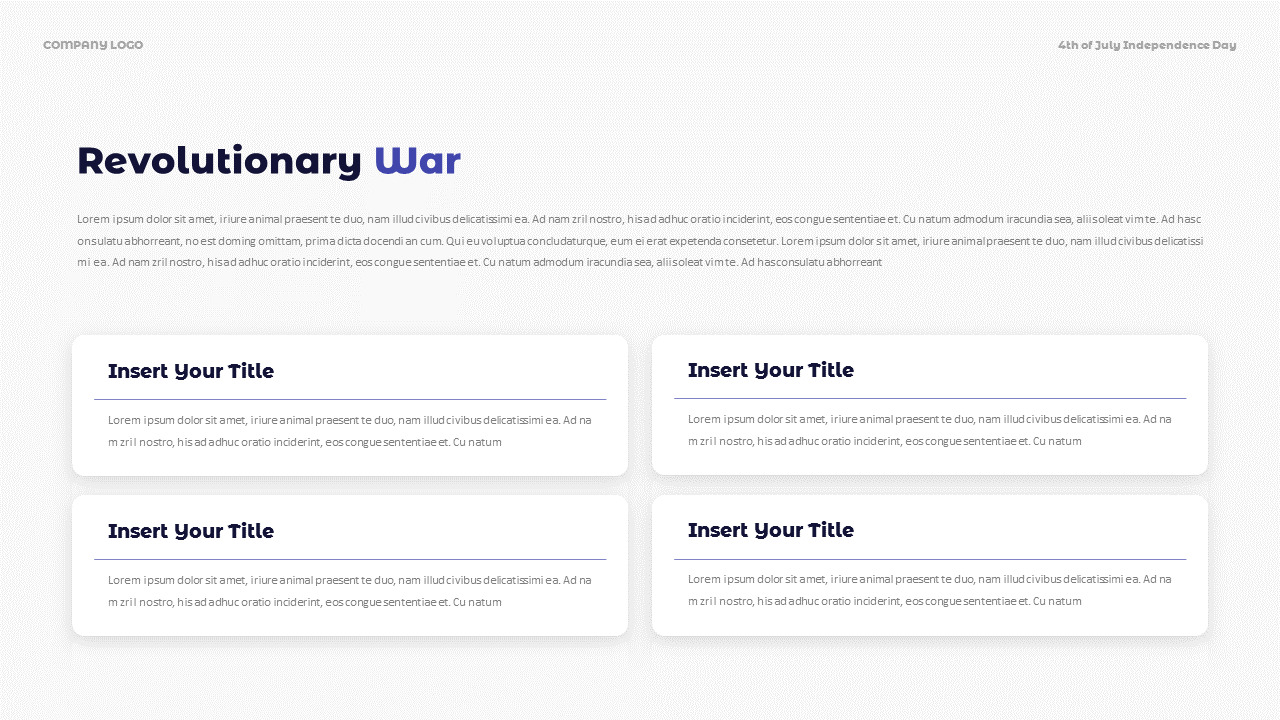 4th of July Independence Day Theme Templates