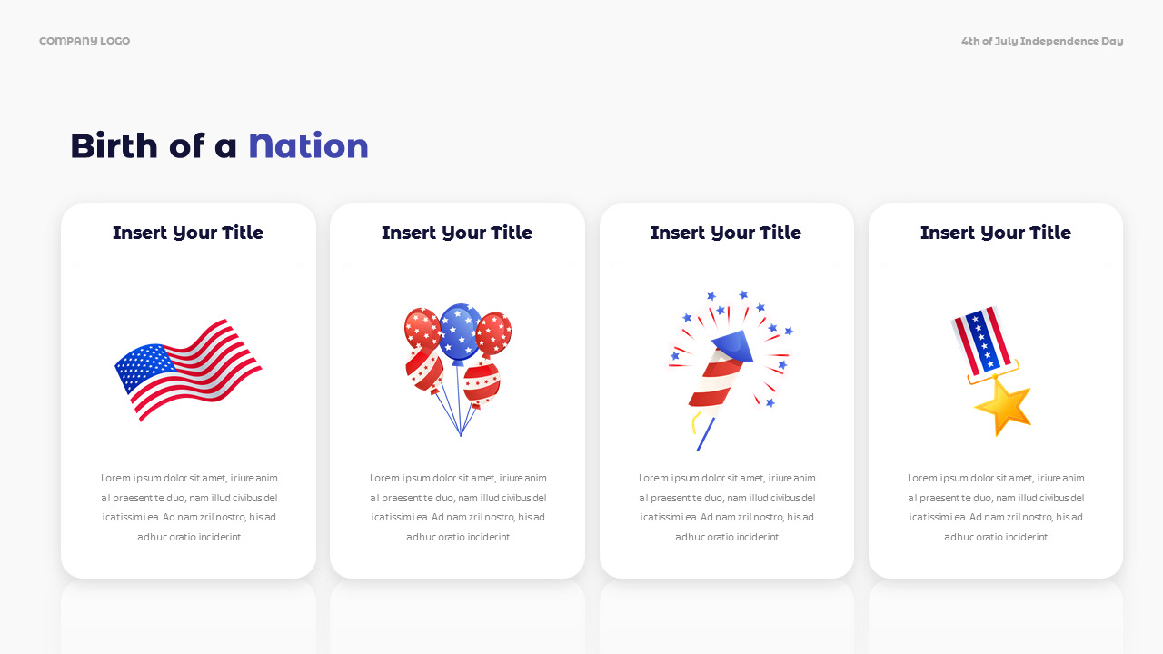 4th of July Independence Day Theme Templates