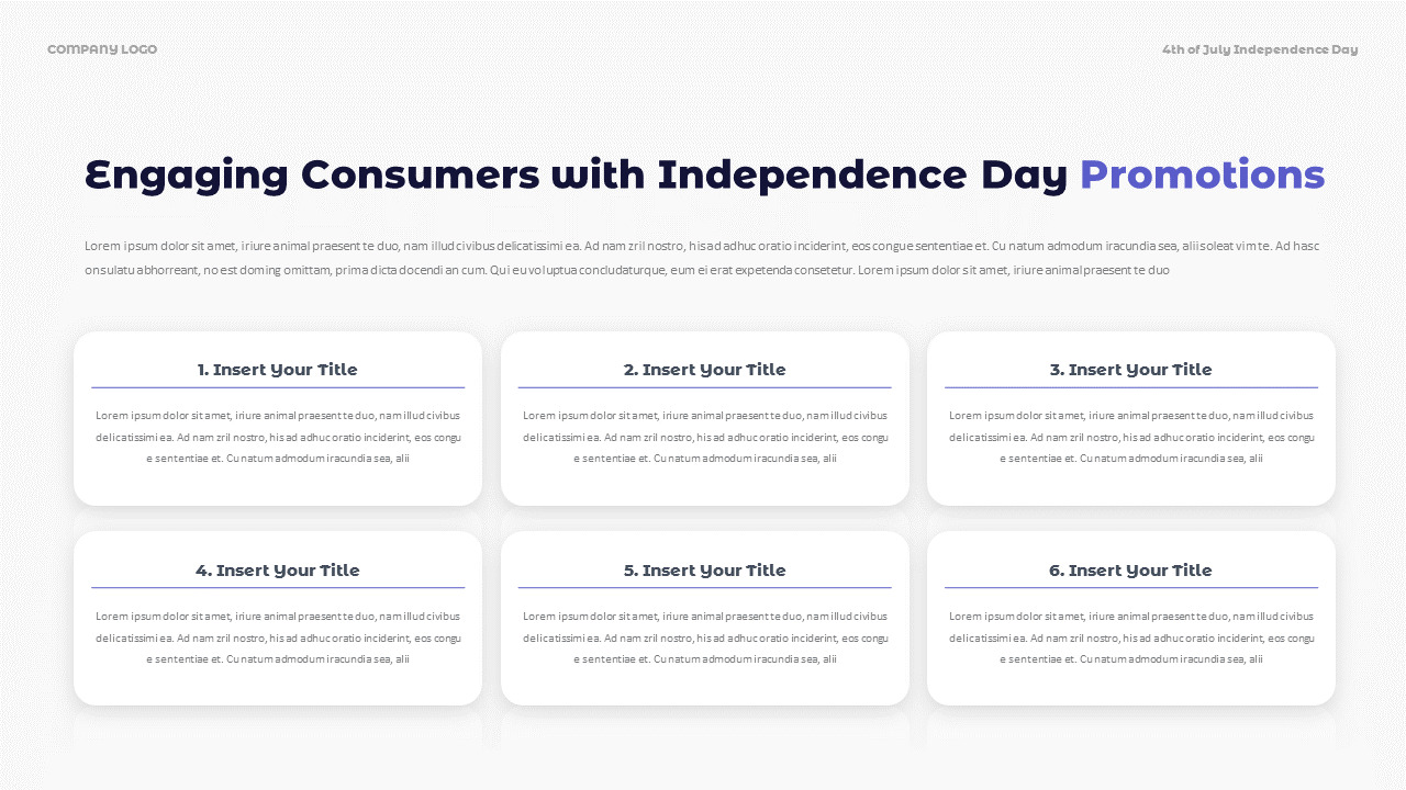 4th of July Independence Day Theme Templates