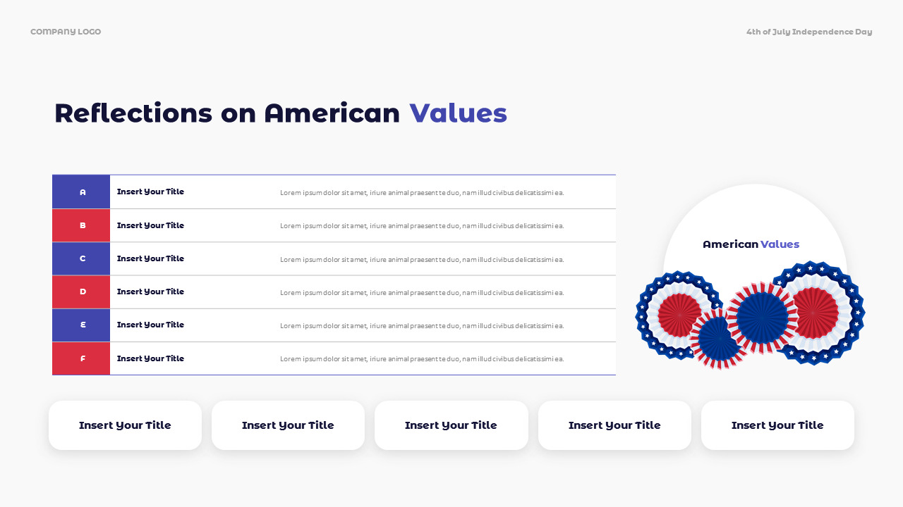 4th of July Independence Day Theme Templates