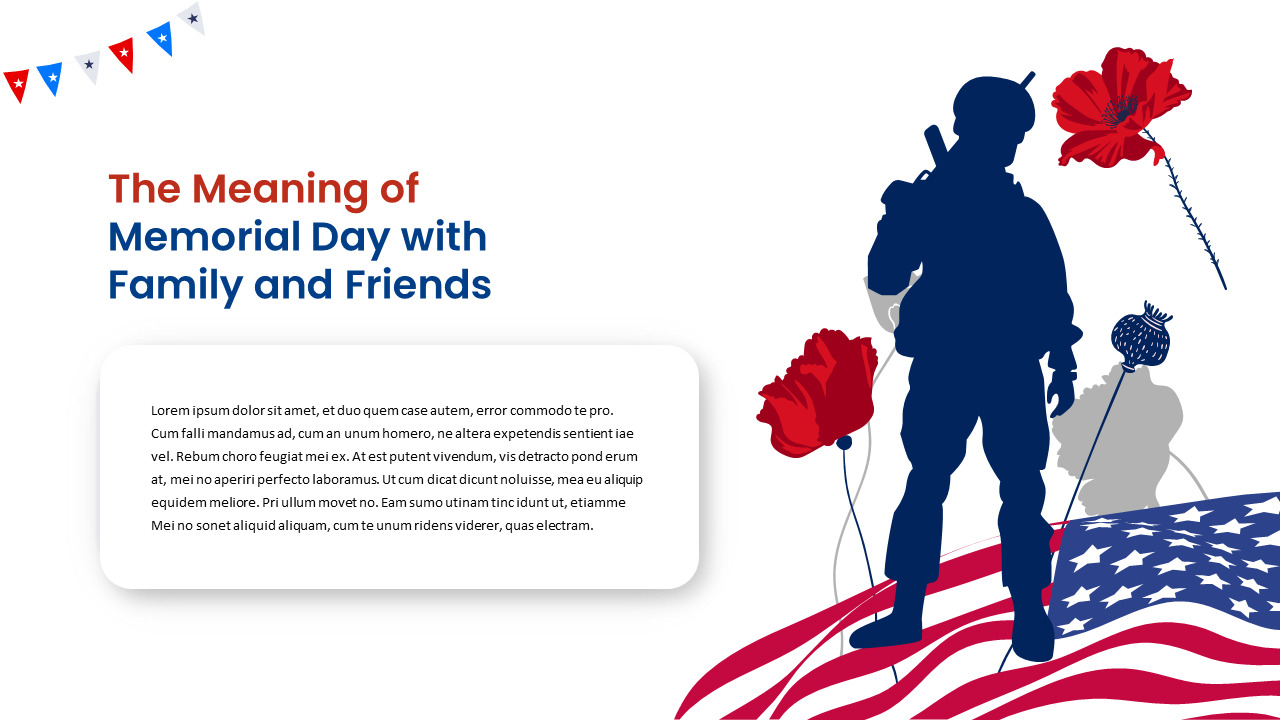 History of Memorial Day Simple Slides Templates