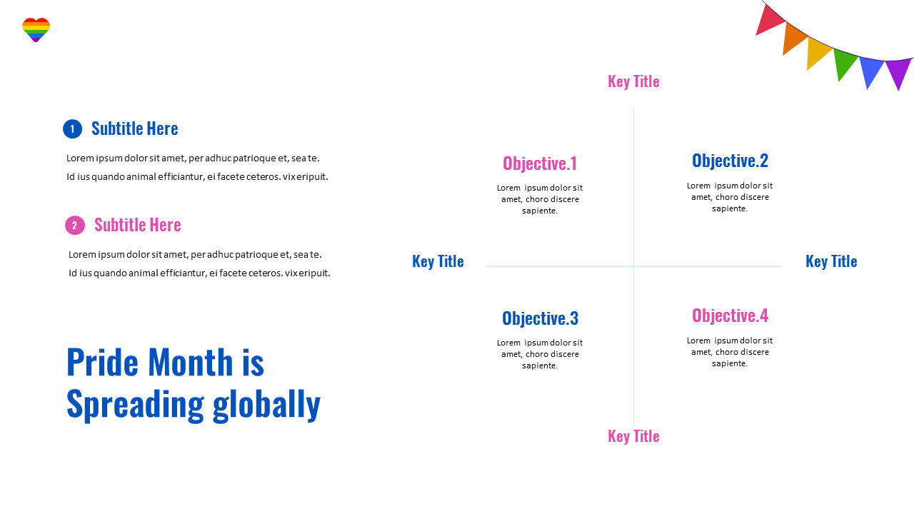 Pride Month elegant ppt templates