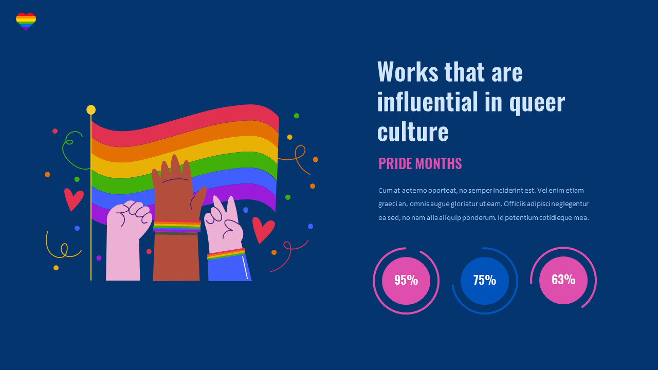Pride Month elegant ppt templates