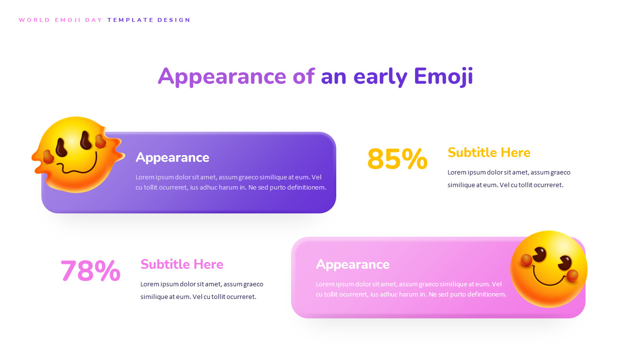 World Emoji Day powerpoint layout