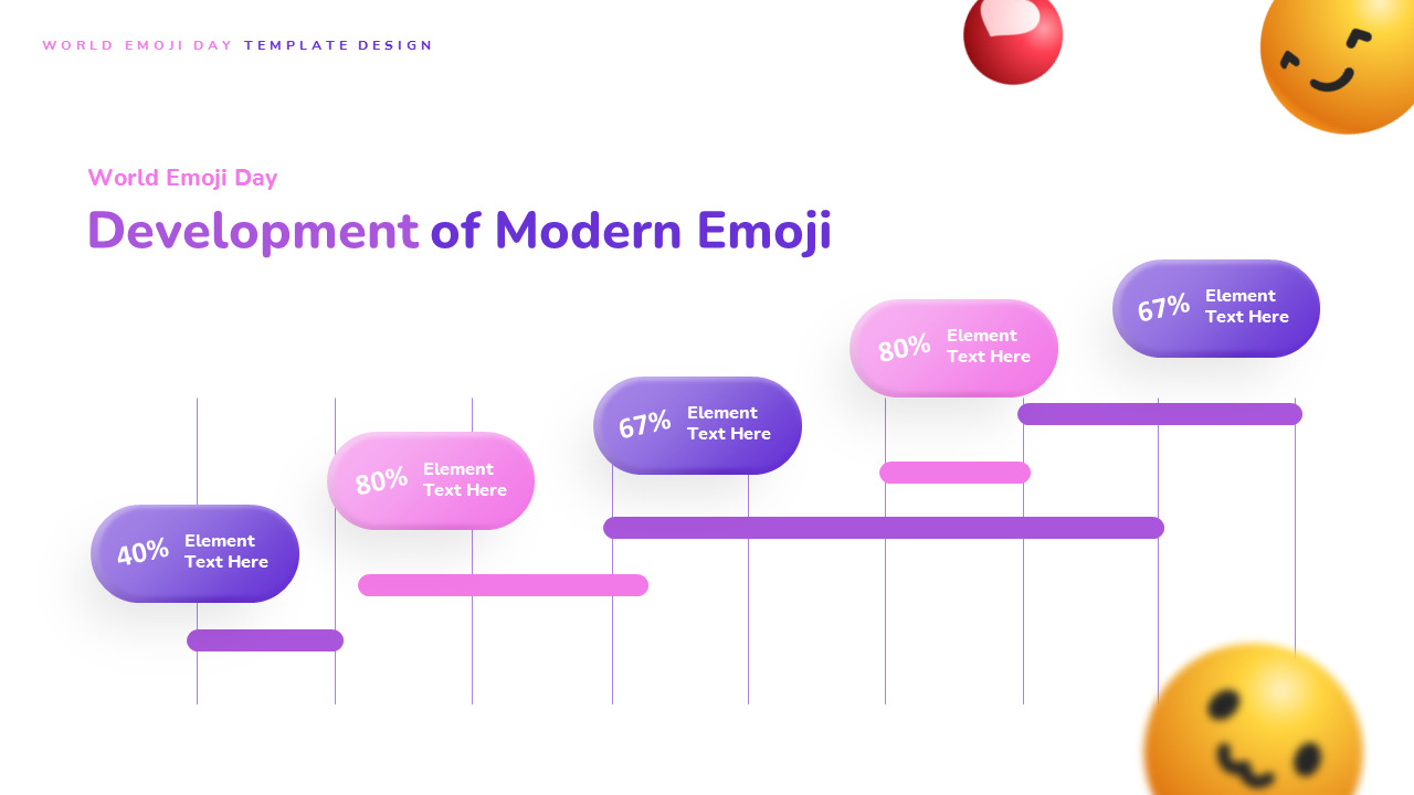 World Emoji Day powerpoint layout