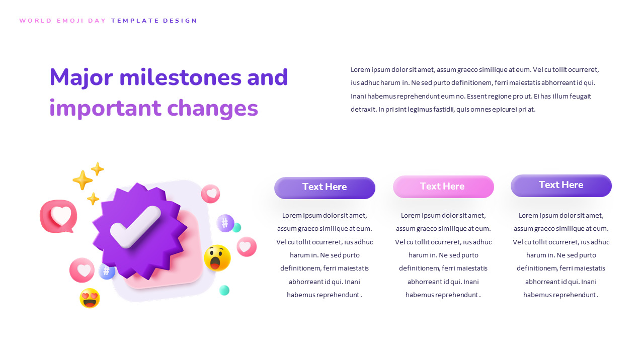 World Emoji Day powerpoint layout