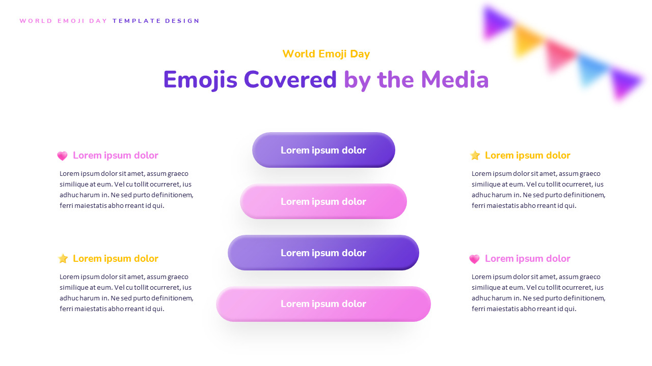 World Emoji Day powerpoint layout
