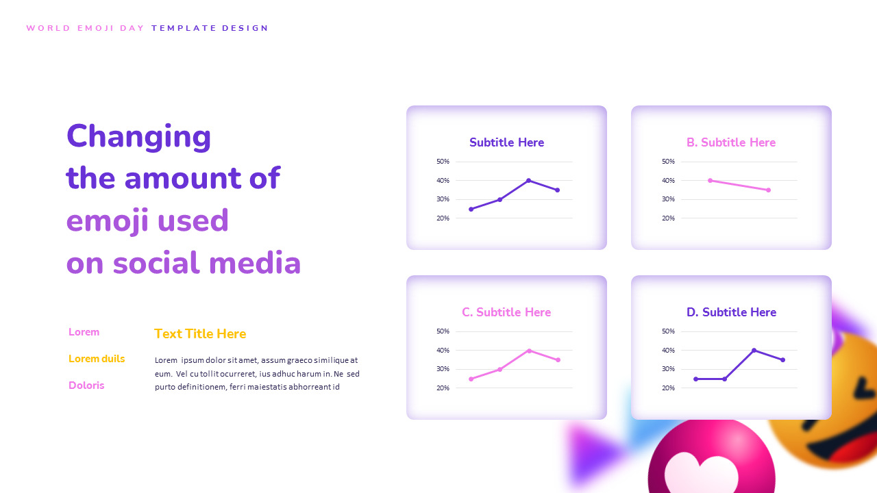 World Emoji Day powerpoint layout
