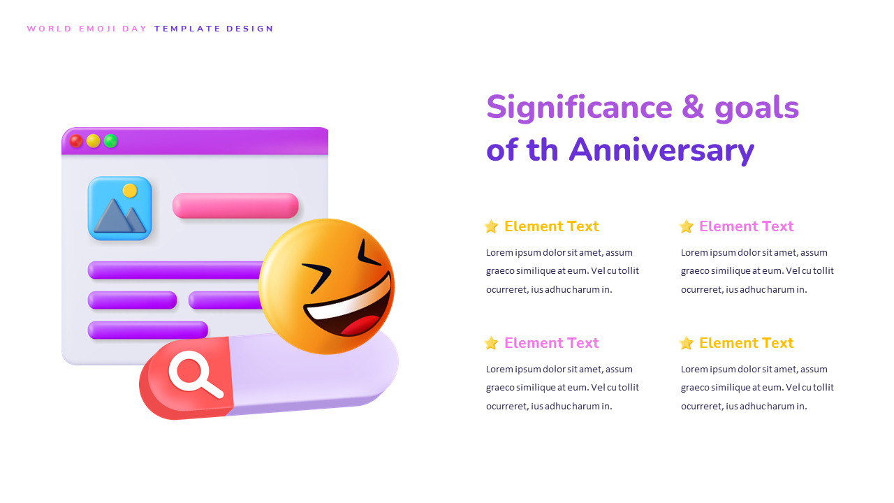 World Emoji Day powerpoint layout